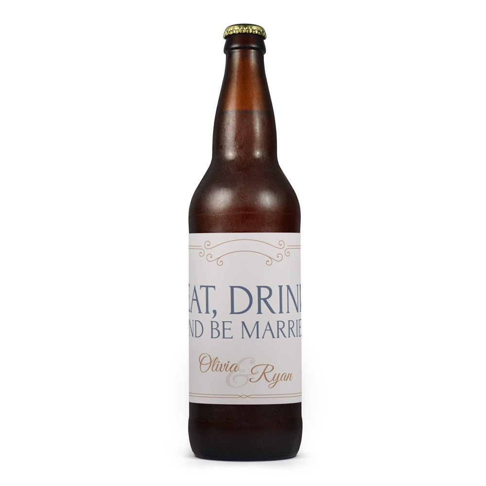 Free Gold Wedding Beer Label Downloads – dashleigh