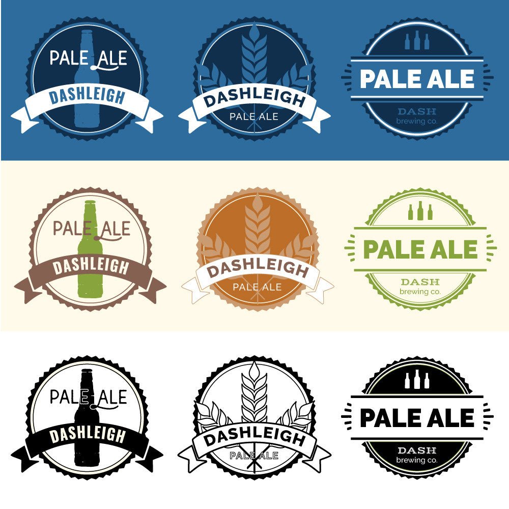 Free Round Beer Logo Template – dashleigh