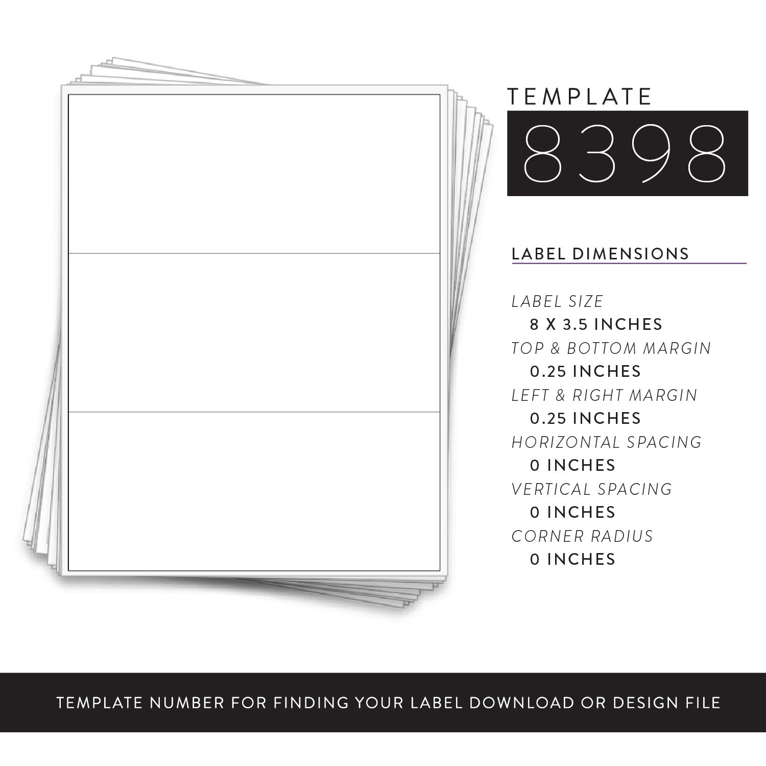 Labels for 16 oz Bottles - 30 Durable Labels, 8x3.5 inches, Inkjet ...