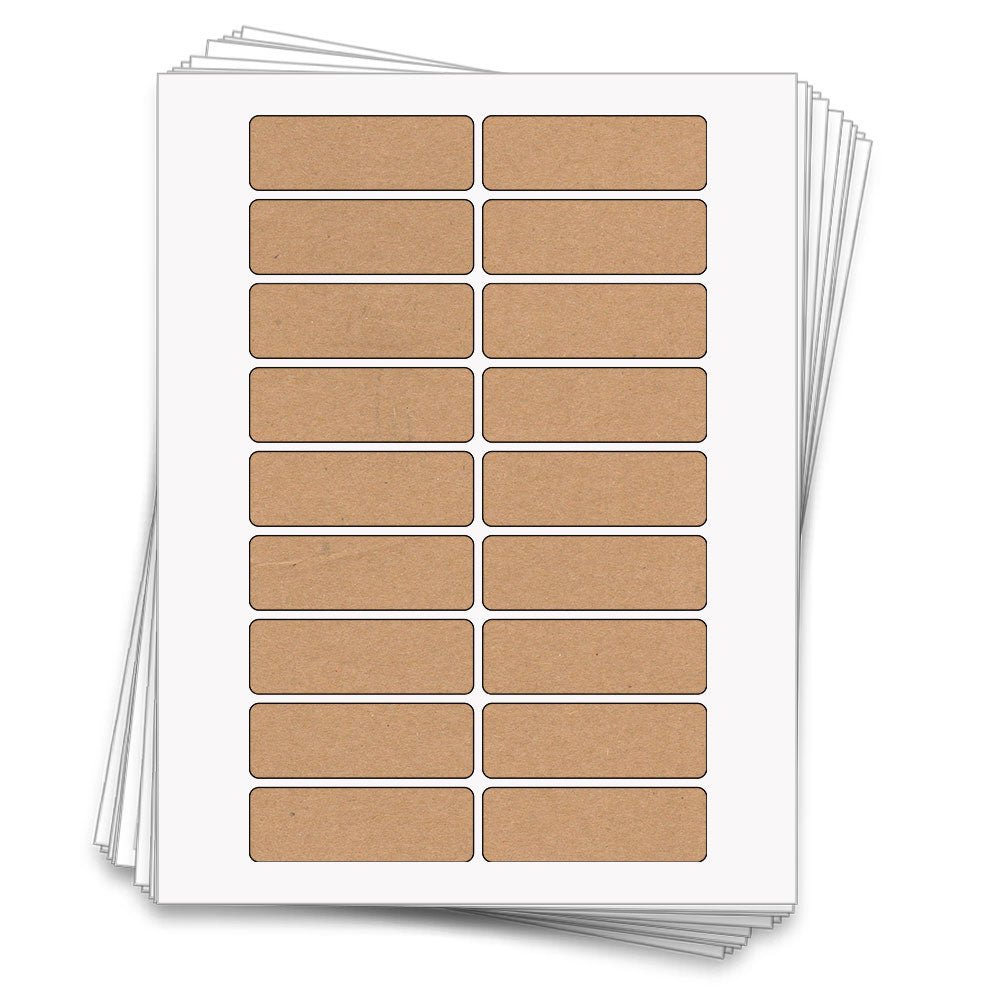 Durable Waterproof Essential Oil Labels - 90 Vinyl Inkjet Labels, 3 x 1 ...