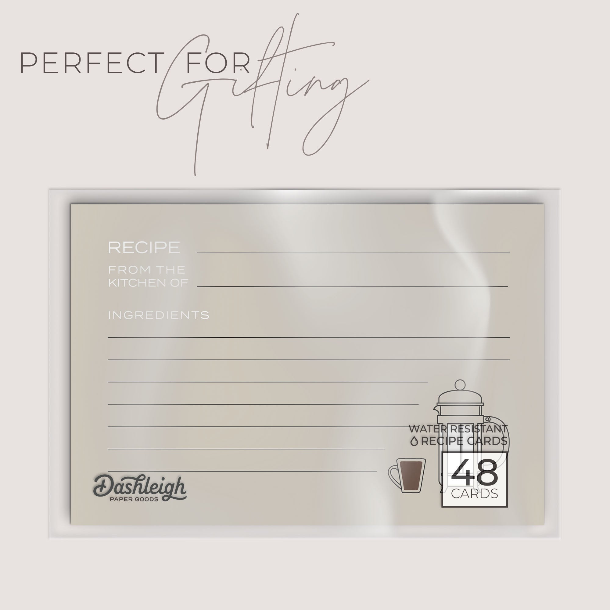 Retro Coffee Recipe Cards, Double Sided, Set of 48 Cards, 4x6 in ...